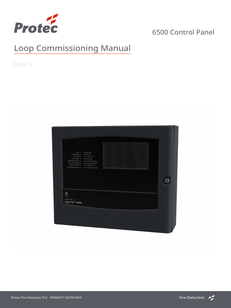 RDM0017 6500 Loop Commissioning Manual Issue 3 (1) | PDF | Computing