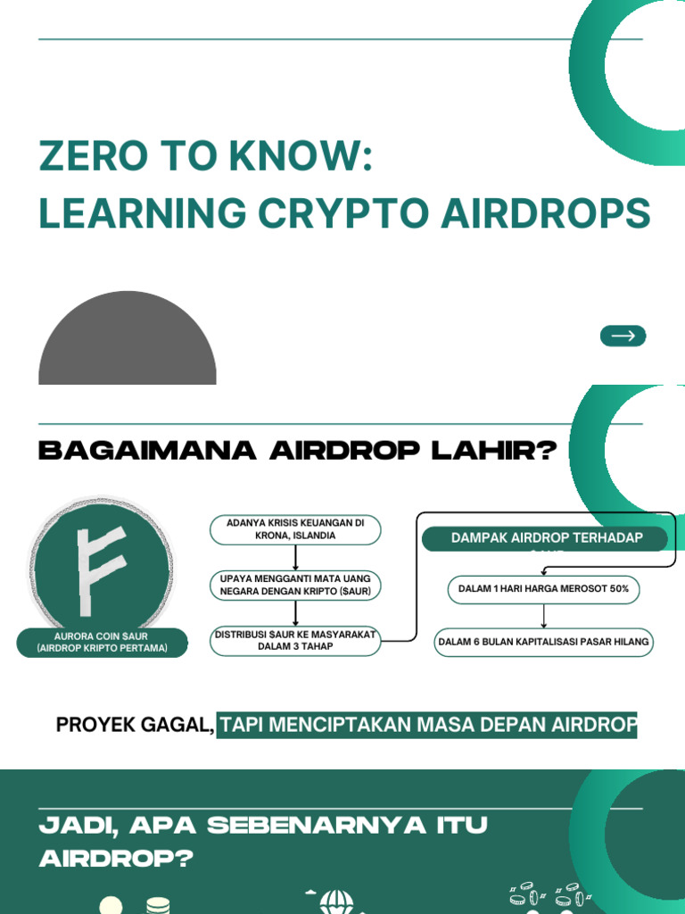 Zero To Know Learning Crypto Airdrops | PDF | Pengelolaan Keuangan & Uang | Teknologi & Rekayasa