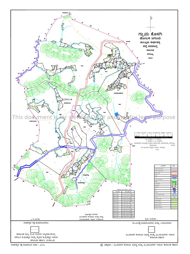 Karnataka Village Revenue Map Guide | PDF