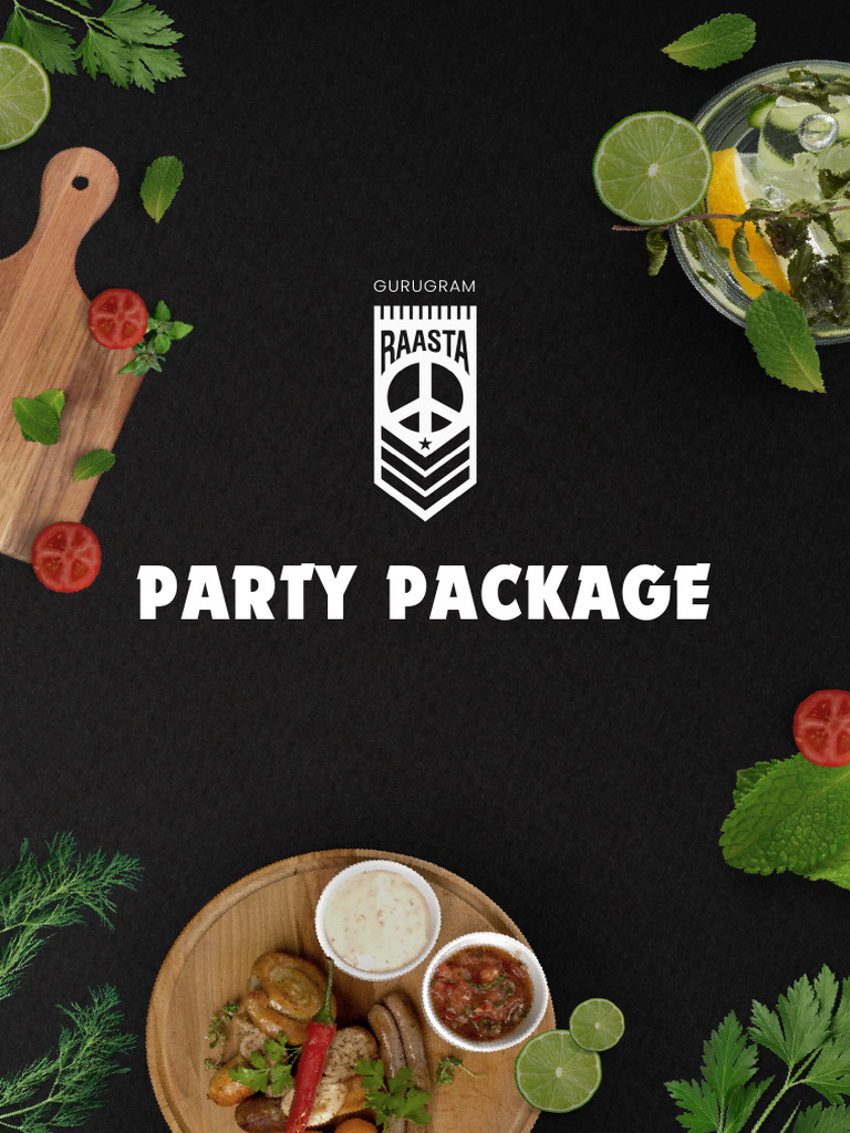 GGN Party Package Proposal For Raasta | PDF | Curry | Thai Cuisine
