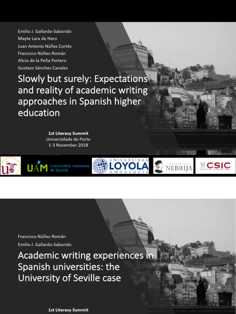 ENG - Academic Writing Experiences in Spanish Universities The ...