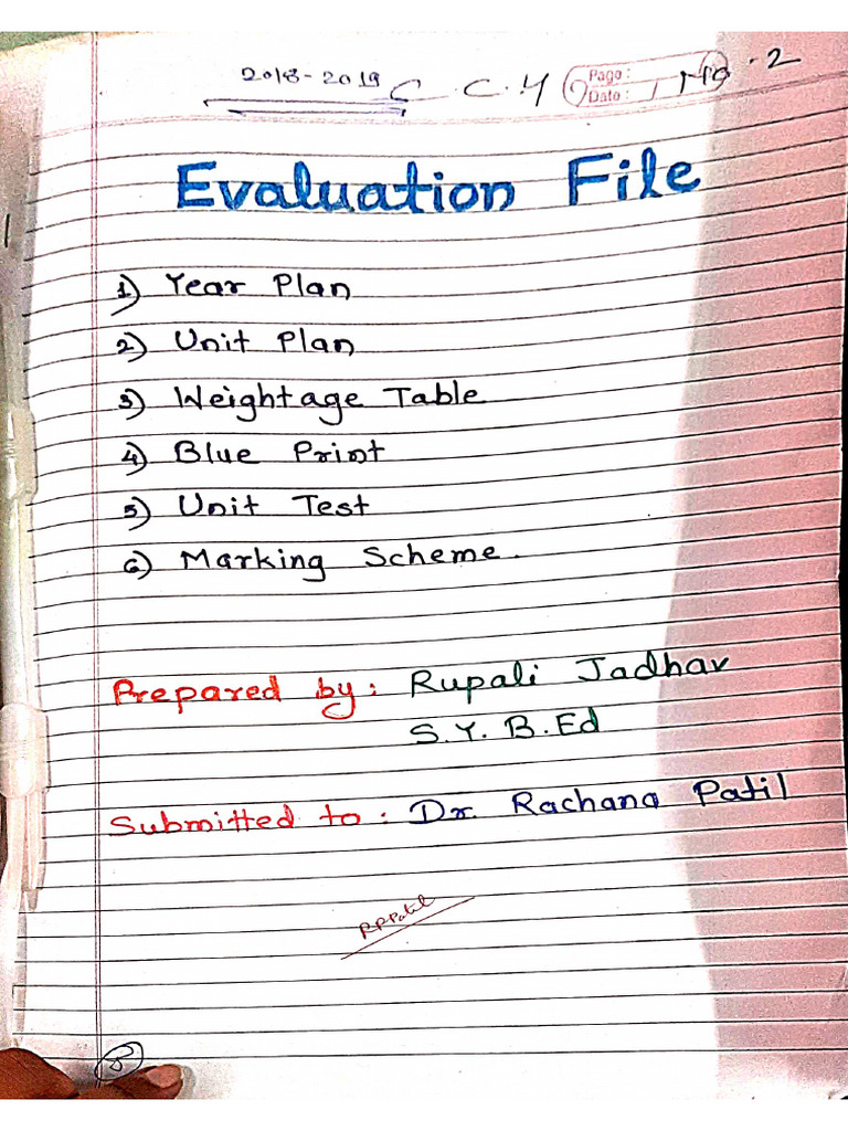 Unit Plan Math | PDF