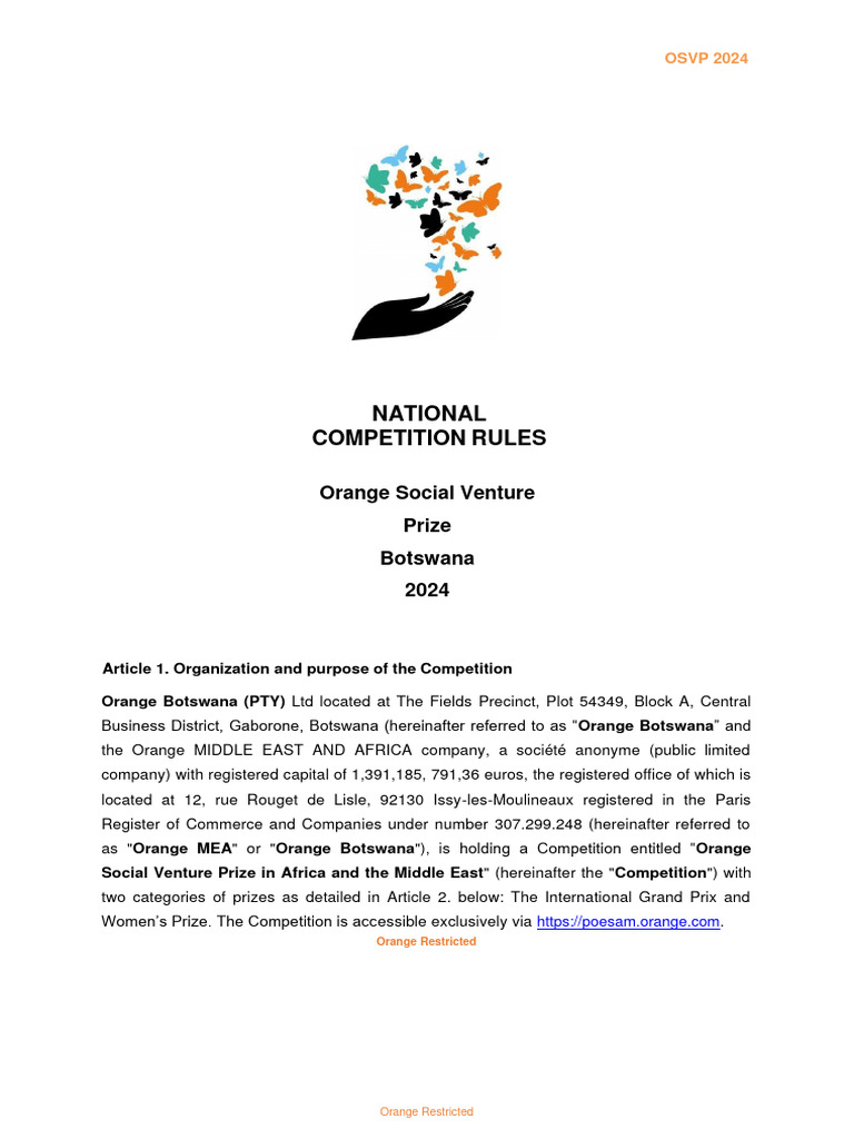 OSVP 2024: National Competition Rules | PDF | Data | Internet
