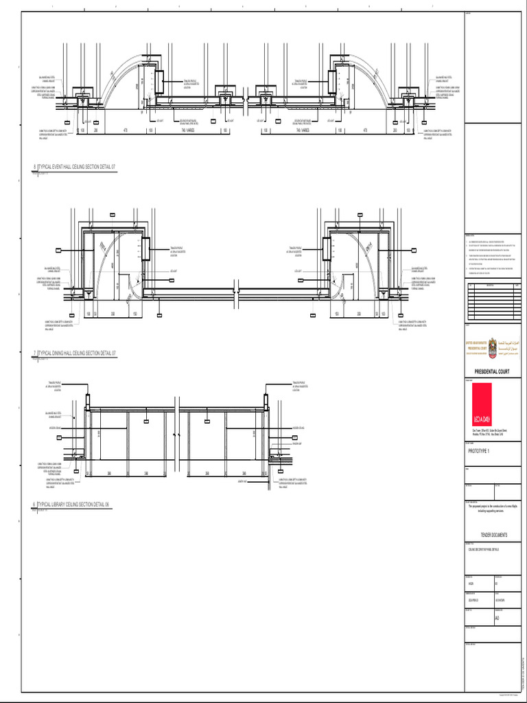 Trimless Profile Ceiling Design Details | PDF | Galvanization | Metals