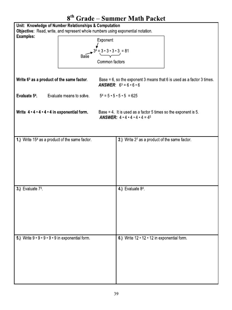 Number Relationships and Computation | PDF