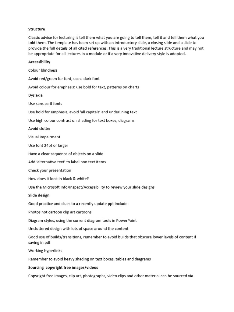 Presentation Tips Pdf Microsoft Power Point