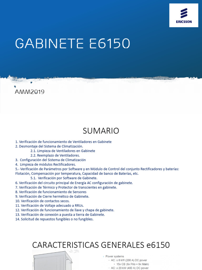 Mantenimiento Gabinete e6150: Guía Completa | PDF | Bienes ...