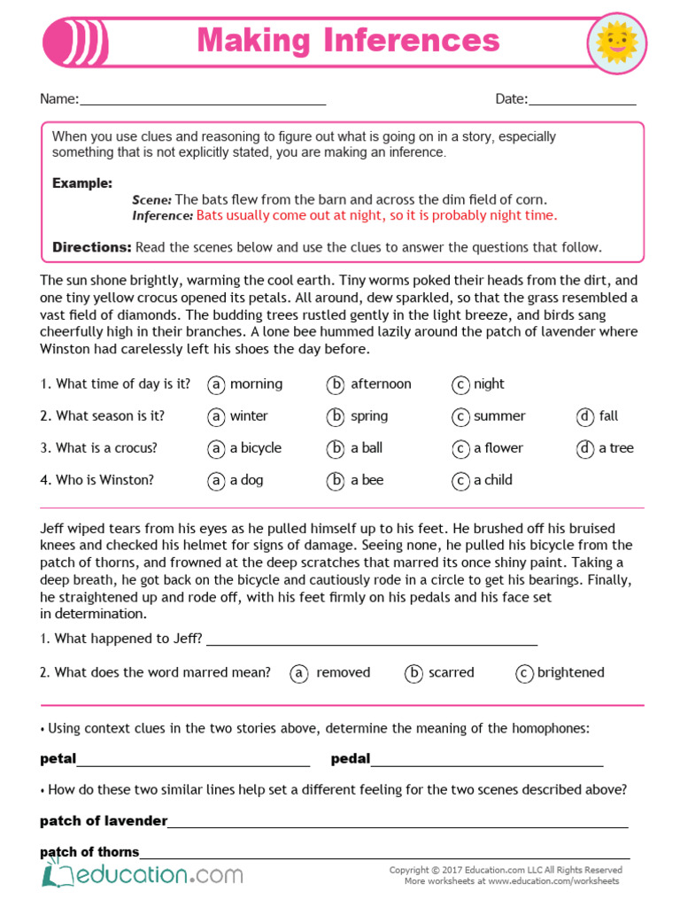 Inference Detectives | PDF