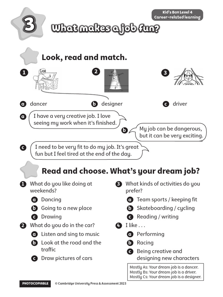 KidsBox Level4 Unit3 Kids Box World Worksheet | PDF