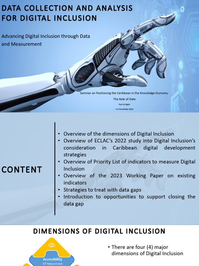 Data Collection and Analysis For Digital Inclusion Final Kprescod | PDF | Artificial ...