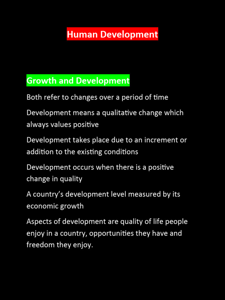 Human Development[1] | Download Free PDF | Economies