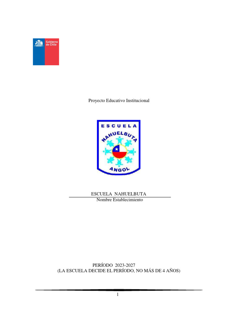 Proyecto Educativo 5221 | PDF | Maestros | Escuelas