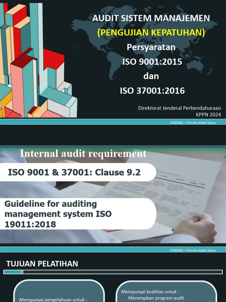 Internal Audit - IsO 9001 & 37001 KPPN 2024 | PDF