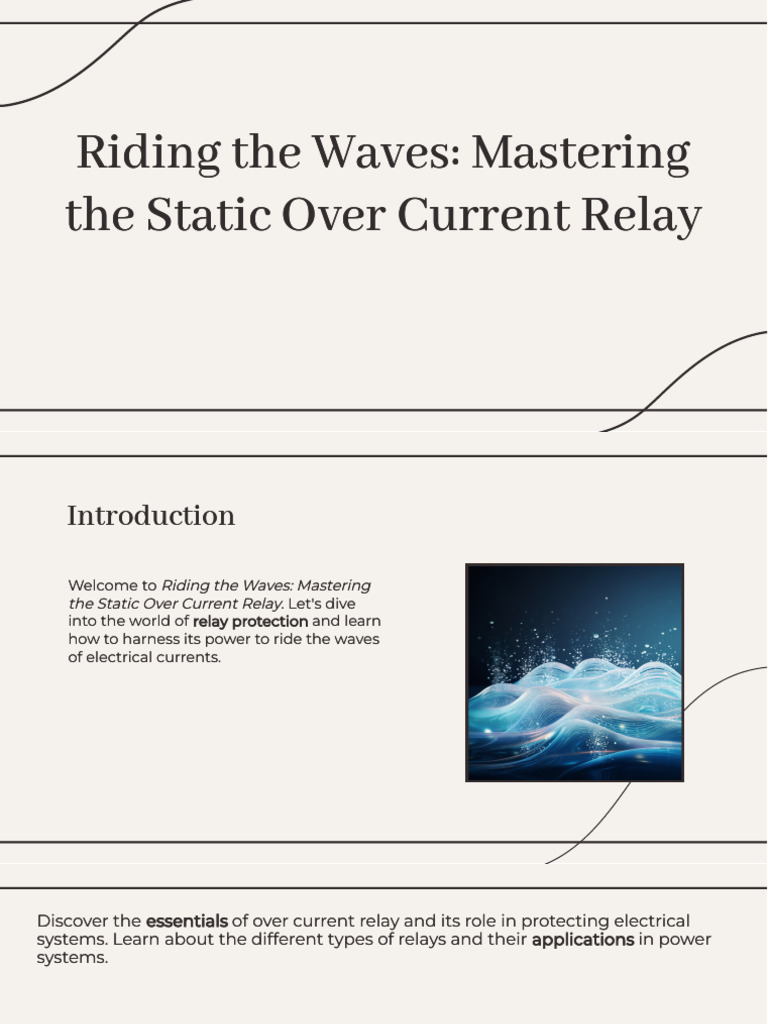 Wepik Riding The Waves Mastering The Static Over Current Relay 20240402141508JSlA | PDF