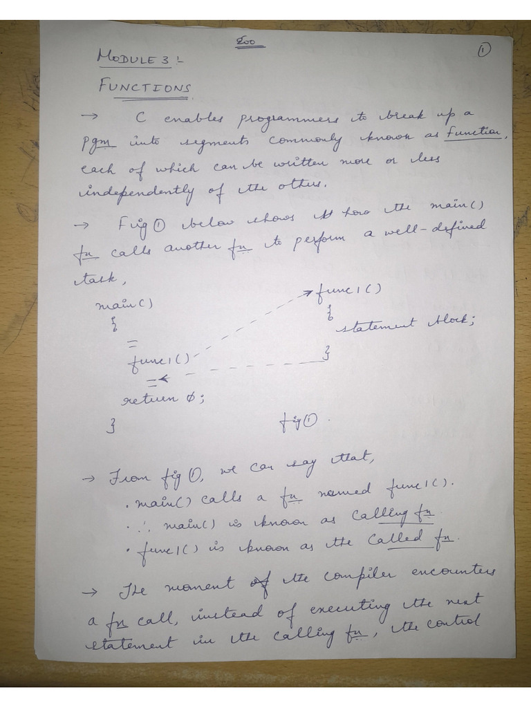 MODULE 3 FUNCTIONS | PDF MODULE 3 FUNCTIONS | PDF