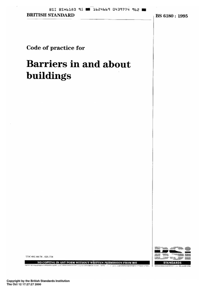 Bs 6180 | PDF