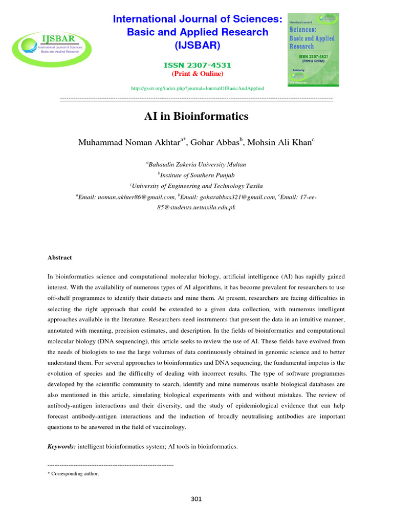 Noman 21 | PDF | Bioinformatics | Gene