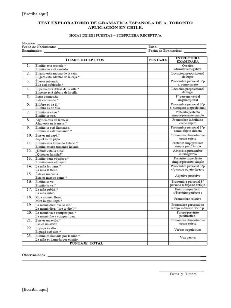 HOJA DE REGISTRO STSG | Descargar gratis PDF | Asunto (gramática ...