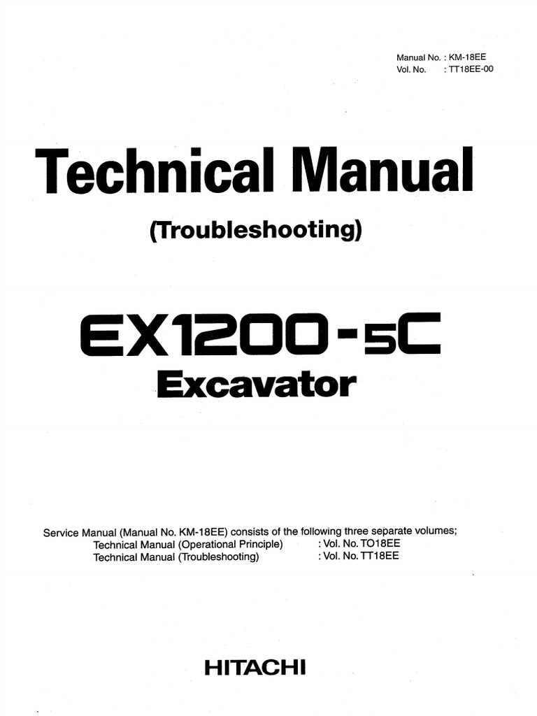 Hitachi Machine Maintenance Manual | PDF | Personal Protective ...