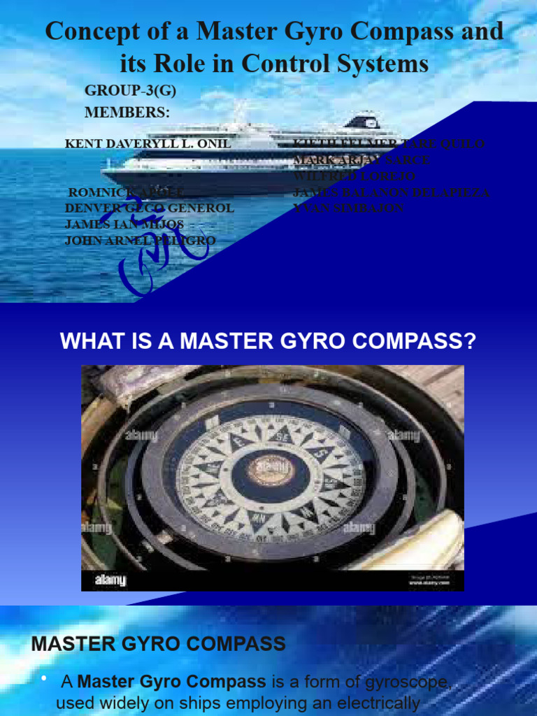 Master Gyro Compass in Navigation Systems | PDF | Gyroscope | Compass