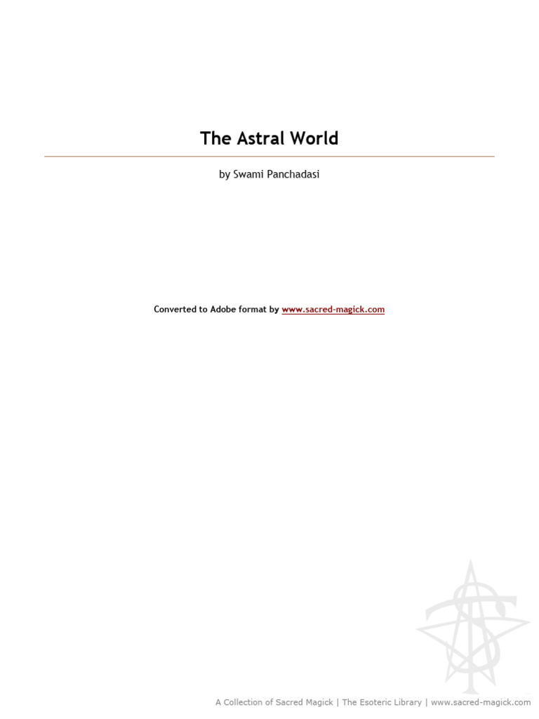 Astral World | PDF