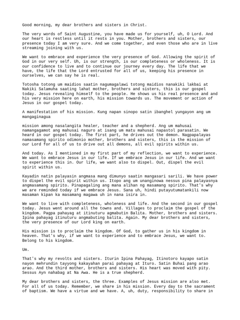 transcript | PDF | Jesus | Abrahamic Religions