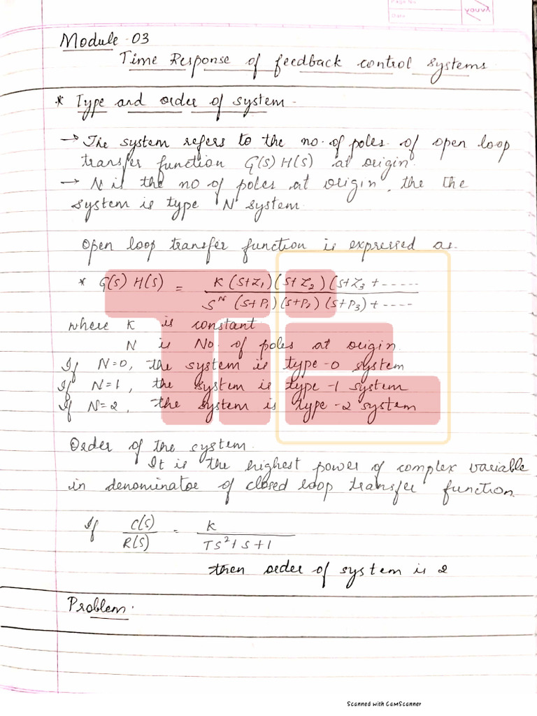 Control systems Module 3 | PDF