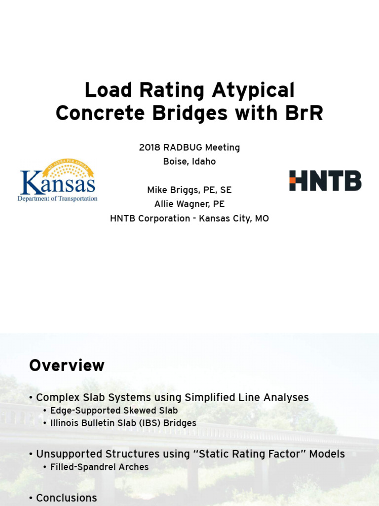13-Load Rating-Atypical Concrete Bridges-With BRR | PDF | Bridge | Beam ...