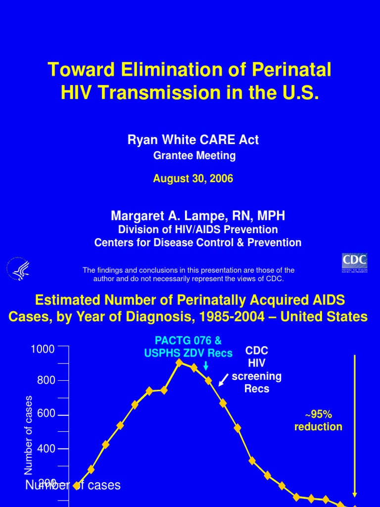 409 Toward Elimination of Perinatal HIV Transmission in The US | PDF ...