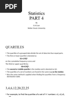STATISTICS Grade 12 | PDF | Skewness | Quartile