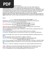 Mafia Game Rules and Instructions | PDF