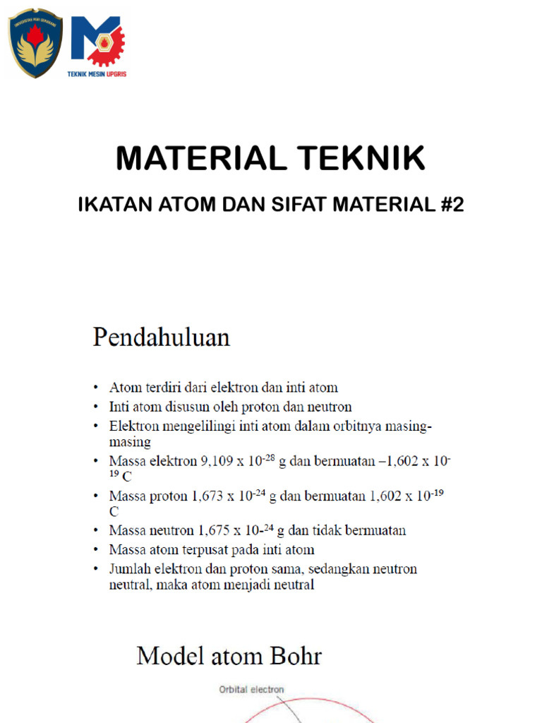 #2 Ikatan Atom & Sifat Material | PDF