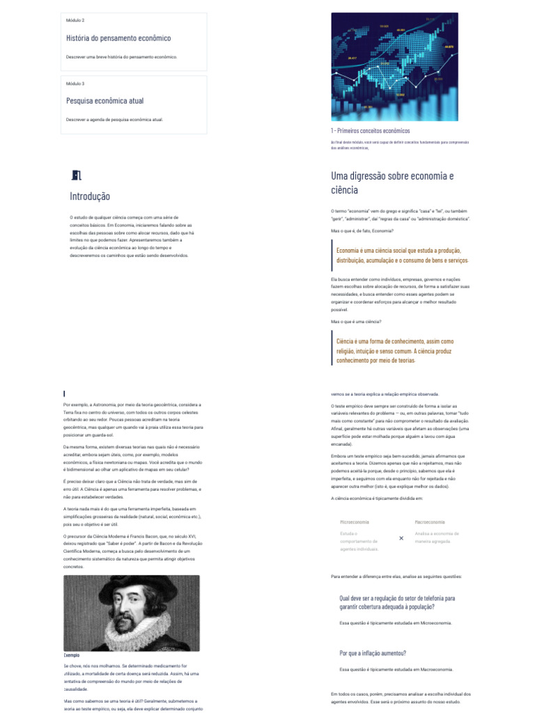 Conceitos Básicos de Economia | PDF | Economia | Science