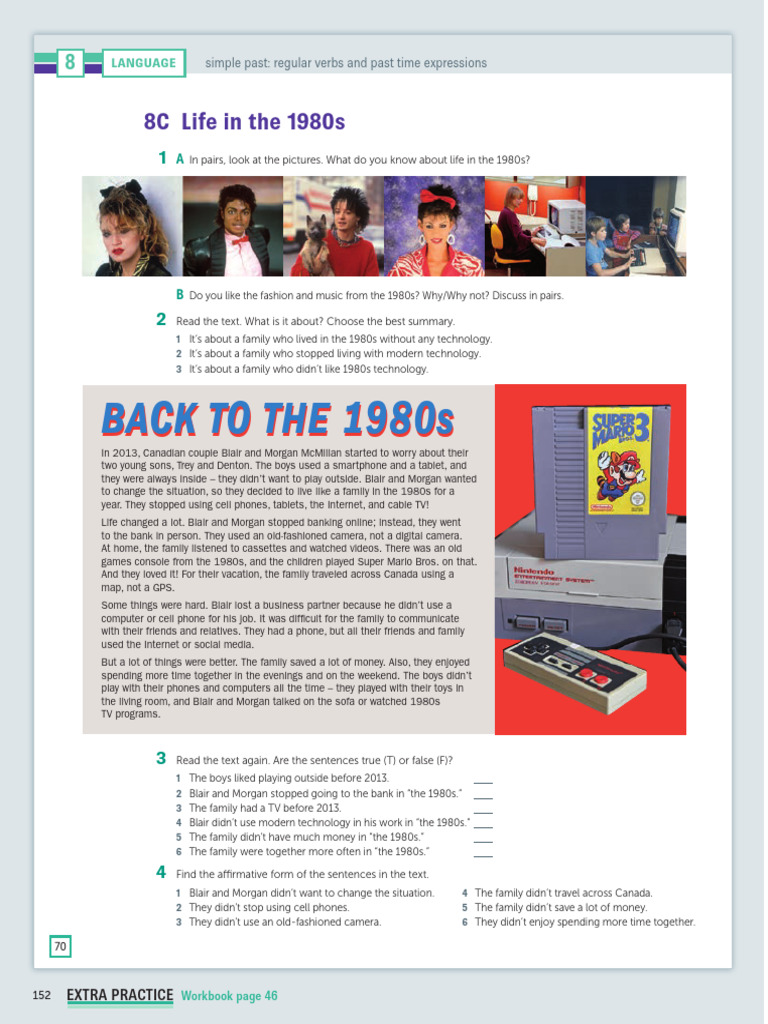 Unit 8 - C, D | PDF | Verb | Question