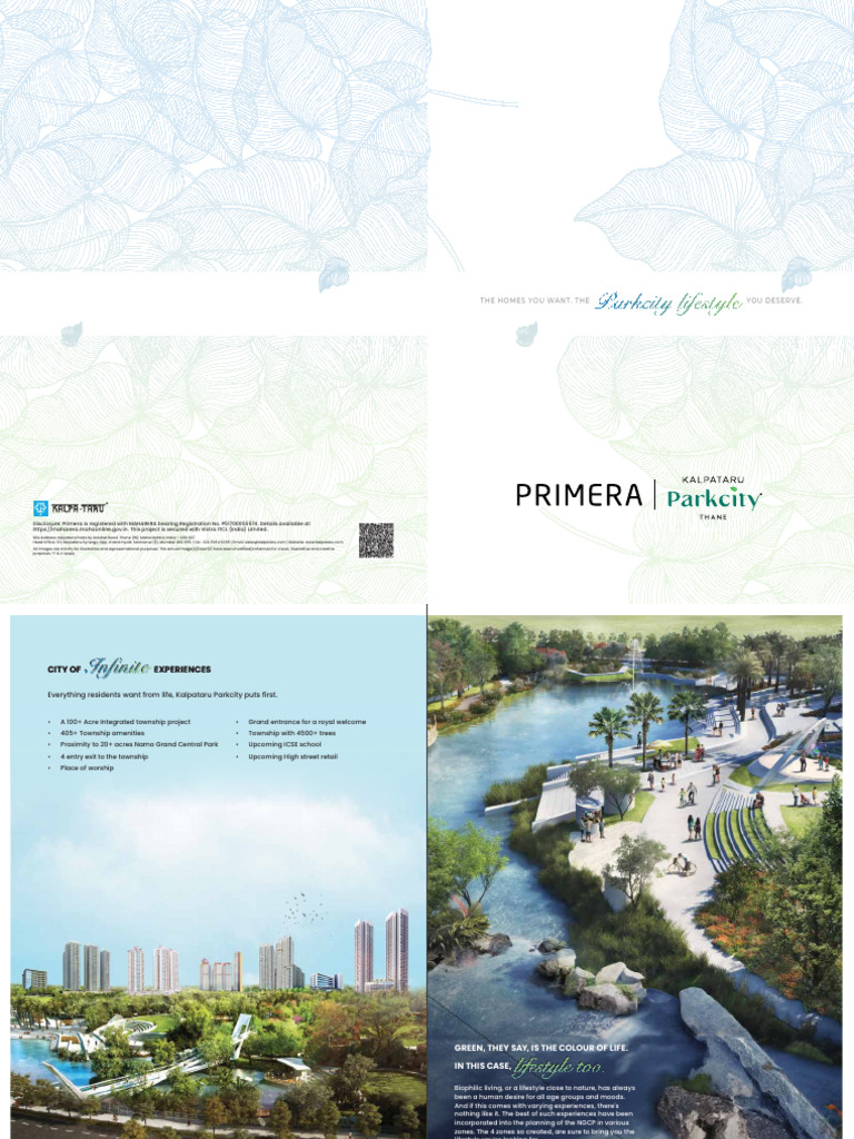 Primera Kalpataru Group Thane West Parkcity Paramount 1 2 3 4 BHK Flats ...