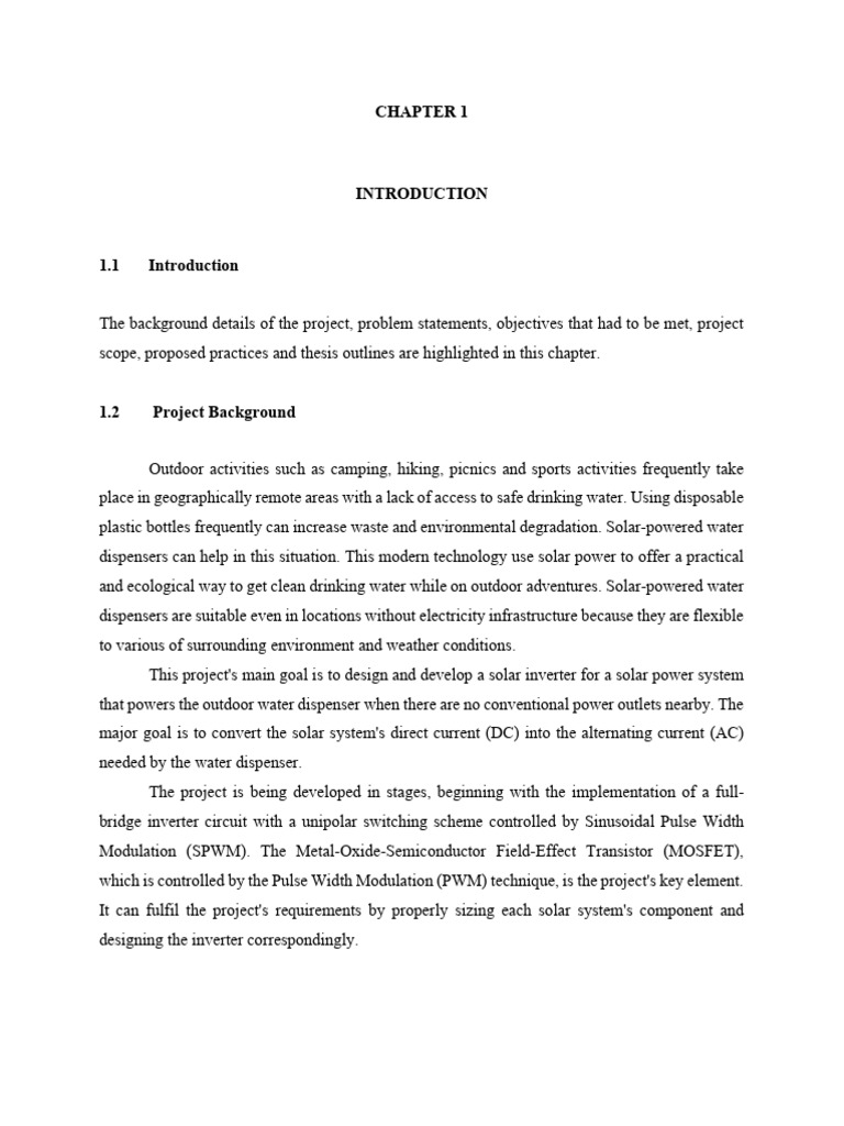 Chapter 1 | PDF | Power Inverter | Solar Power