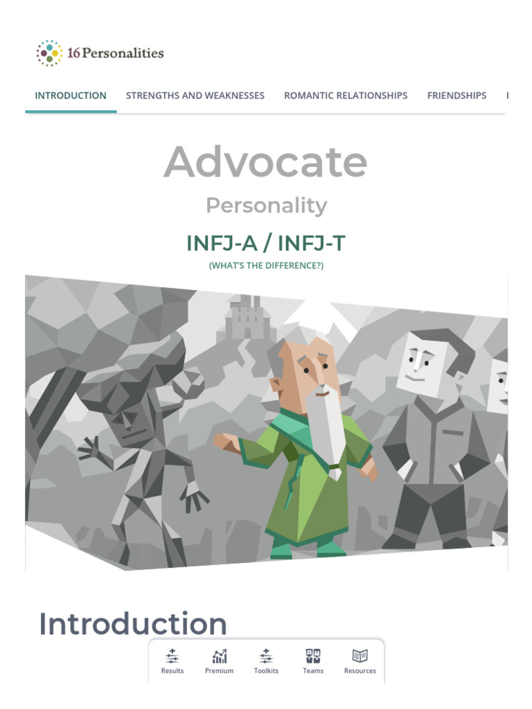 Introduction - Advocate (INFJ) Personality - 16personalities | PDF | Feeling | Psychology