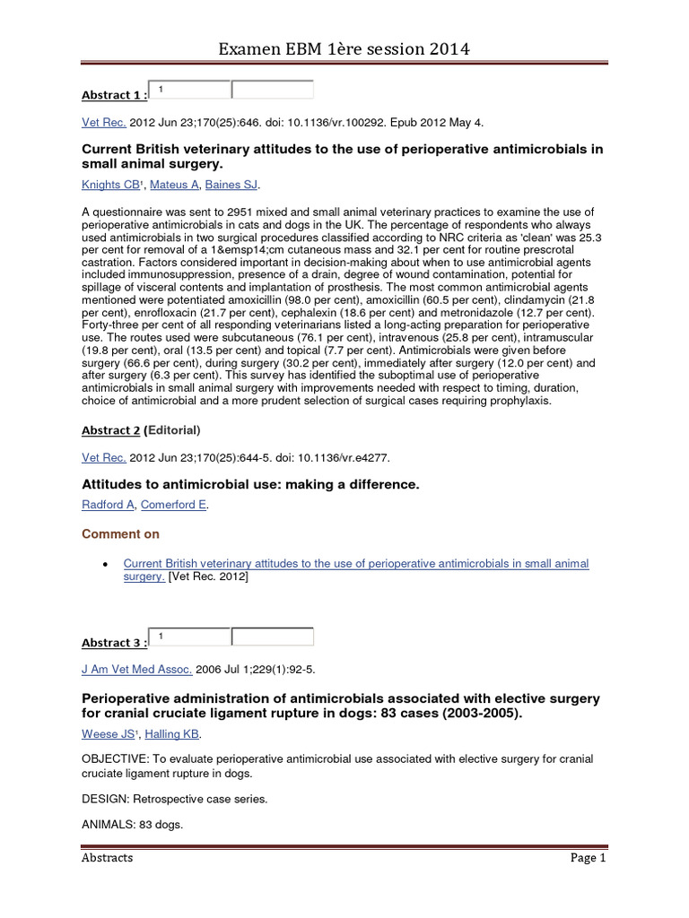 2014 06 Abstracts Pdf Surgery Randomized Controlled Trial