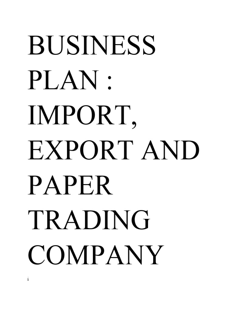 Paper Business Plan | PDF | Pricing | Economies