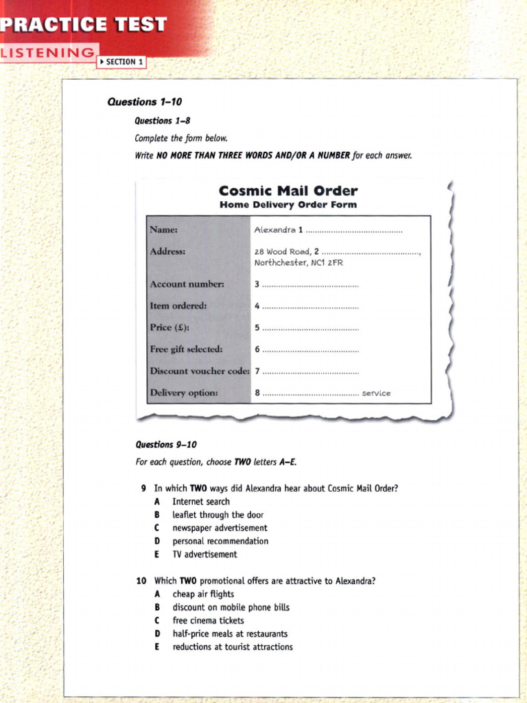 Practice Test 7 | PDF