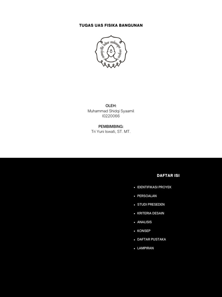 I0220066 - Muhammad Shidqi Syaamil - UAS Fisbang | PDF
