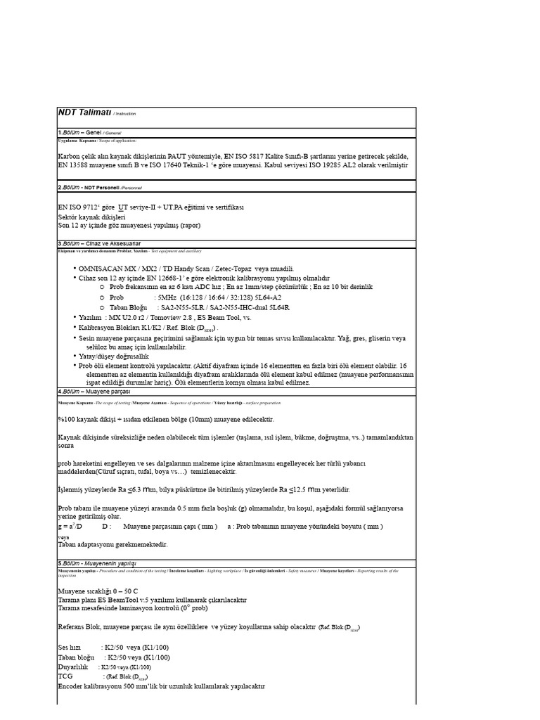 Talimat | PDF
