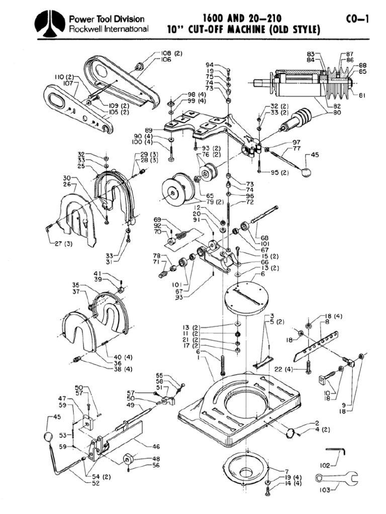 Chop Saw Dibujo PDF