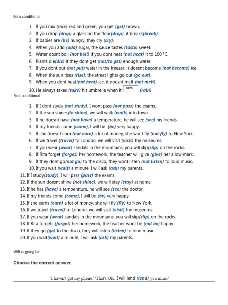 Unit 4 Preparation For The Test Pdf