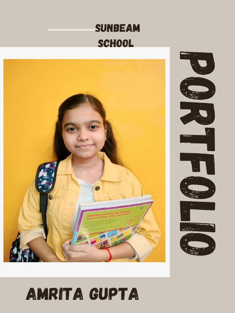 Portfolio Amrita Gupta 9A | PDF
