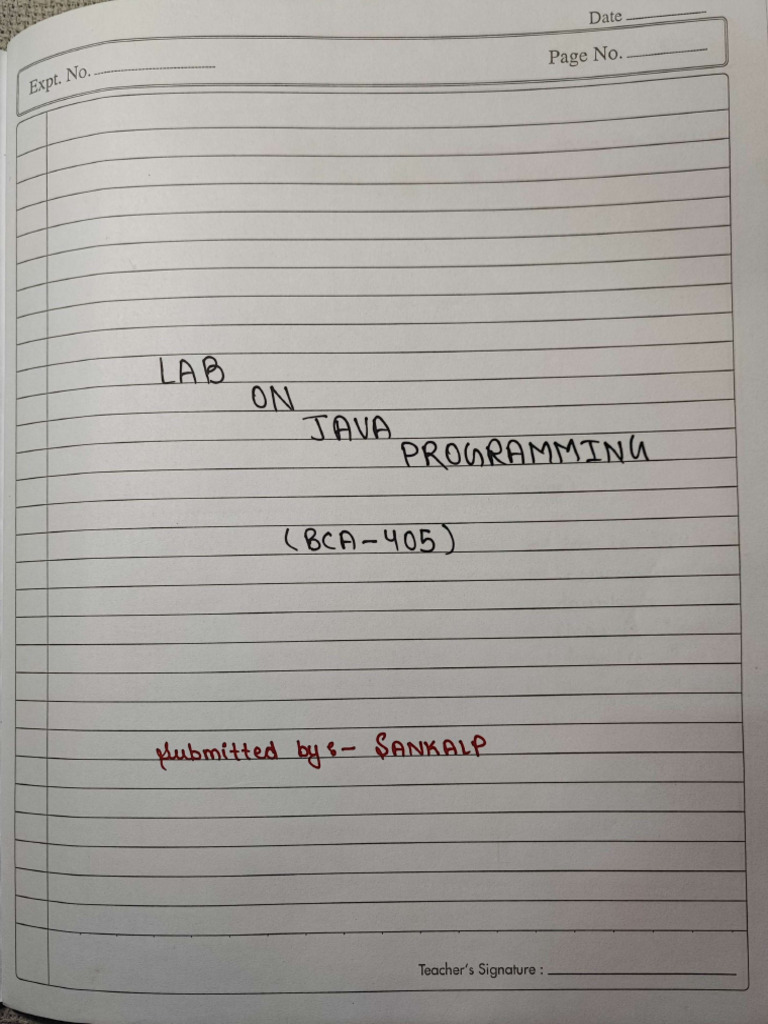 BCA - 405 by Sankalp | PDF