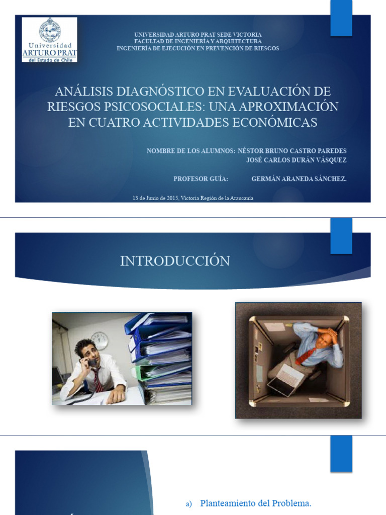 N 5 Análisis Diagnóstico en Evaluación de Riesgos Psicosociales Una ...