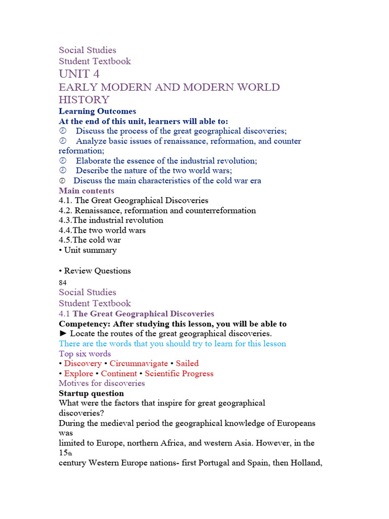 Social Studies 4 and 5 | PDF | Slavery | Intercontinental Ballistic Missile