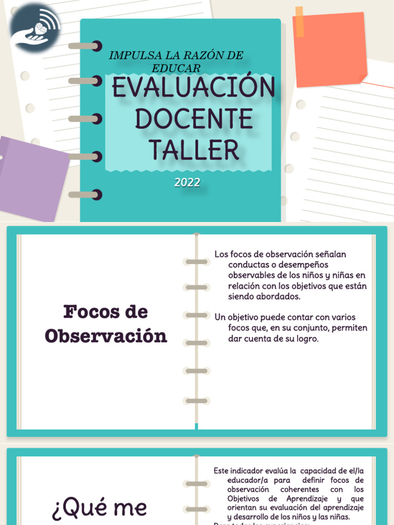 PDF Focos y Estrategias 2022 | PDF | Evaluación | Aprendizaje