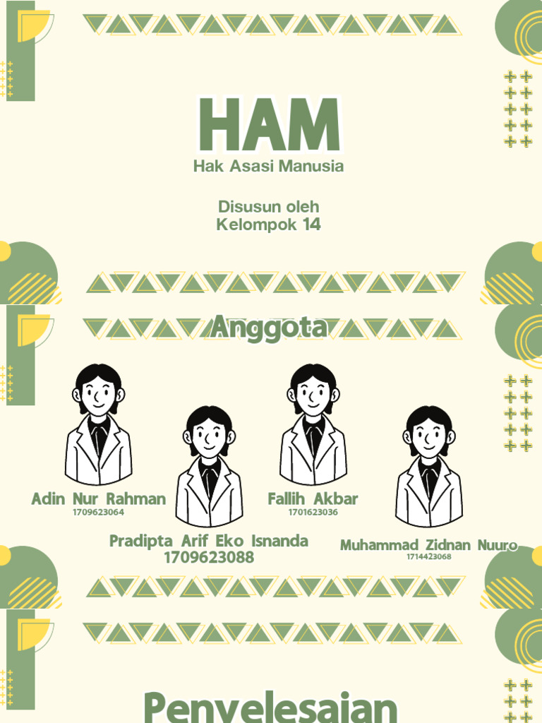 Kelompok 14 PPT HAM - 20240528 - 073040 - 0000 | PDF